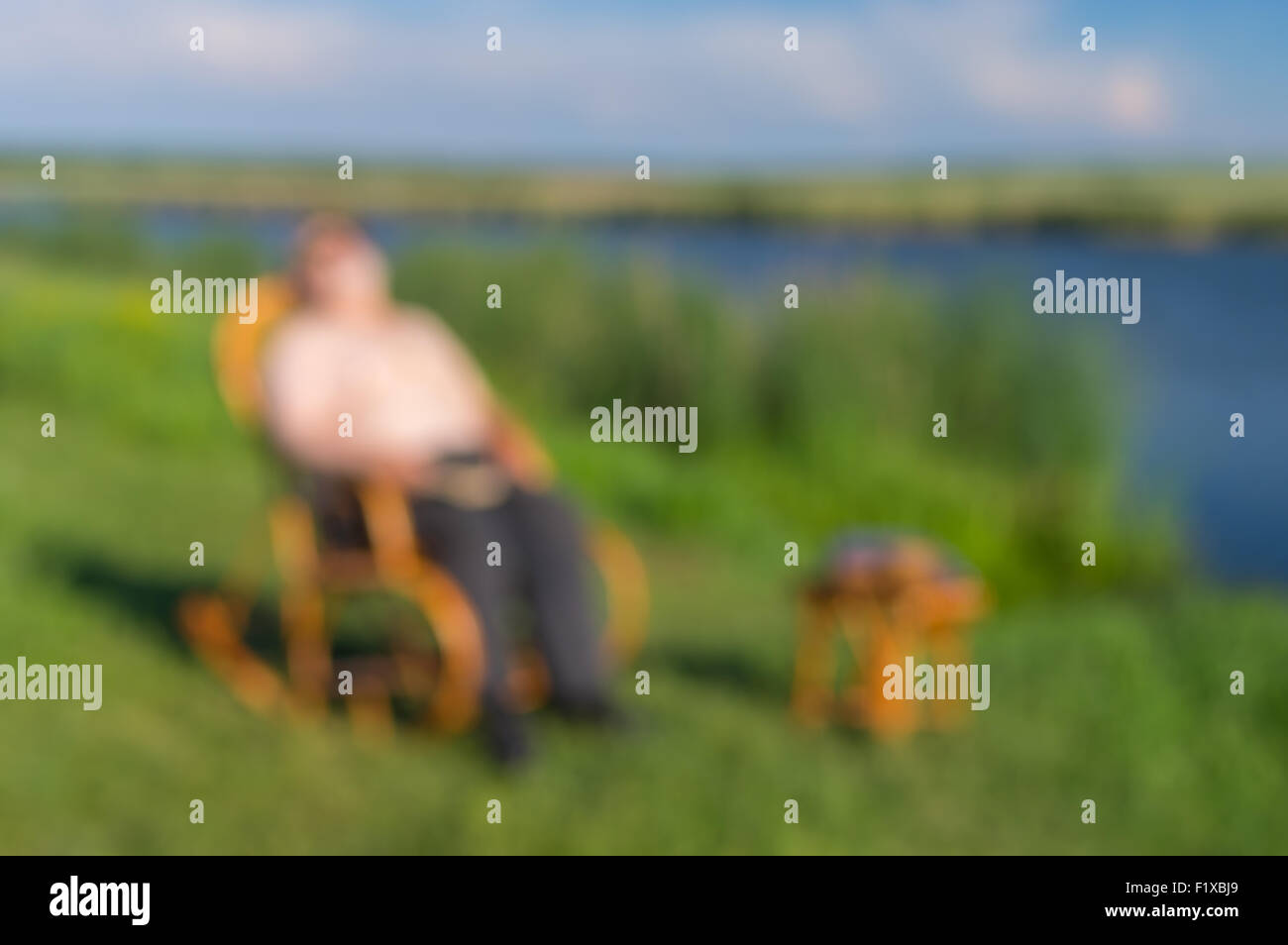 Man In A Rocking Chair High Resolution Stock Photography and Images - Alamy