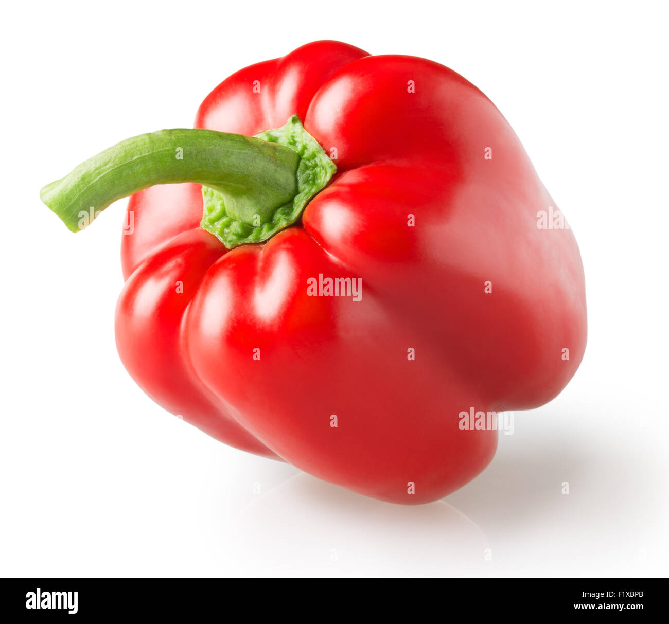 Red pepper isolated on white background Stock Photo - Alamy