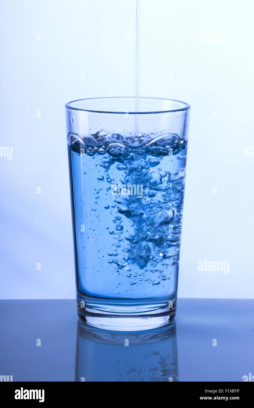 Blue water flow hi-res stock photography and images - Alamy