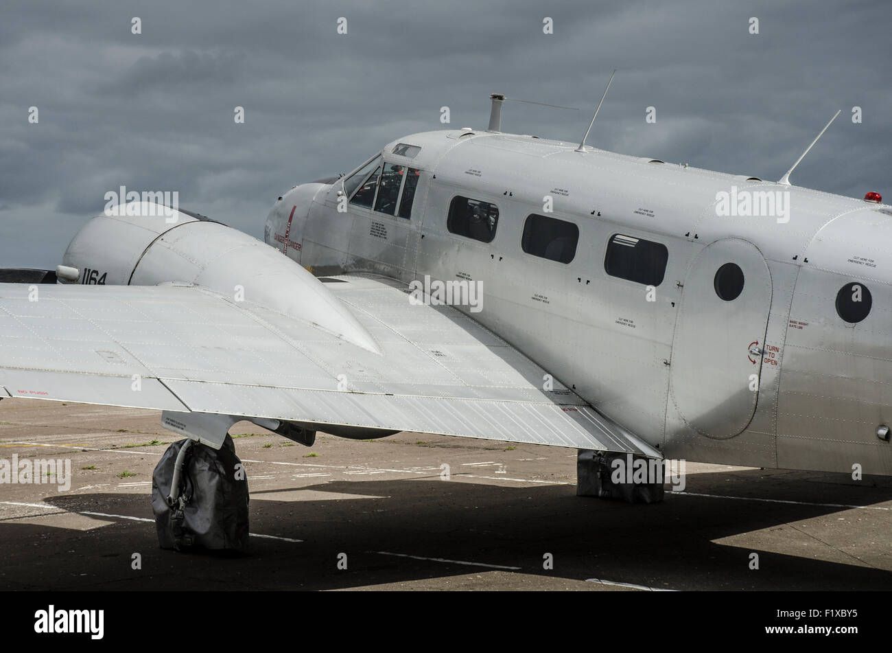 Beech 3TM Expeditor G-BKGL built during worl;d war 2 and re ...
