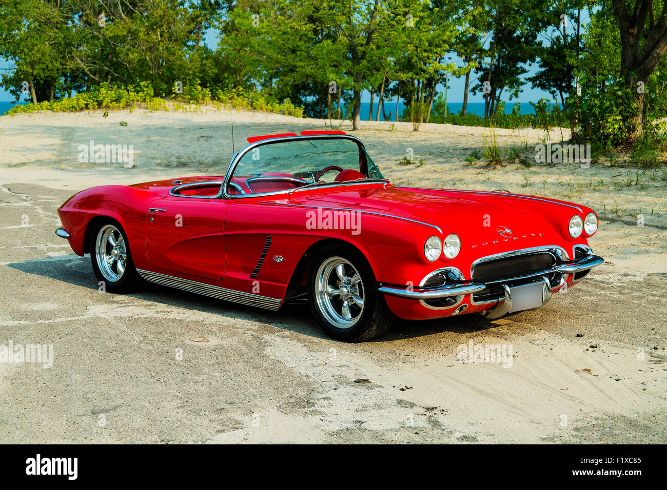 1962 Corvette Roadster Custom Stock Photo - Alamy