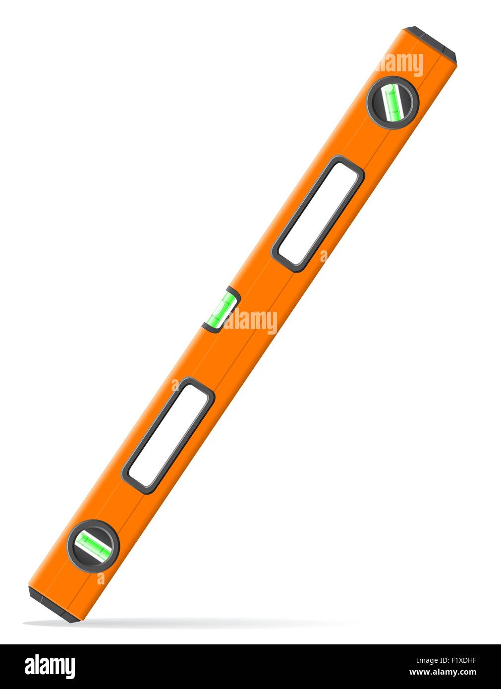 Bubble level vector on Stock Vector Images - Alamy