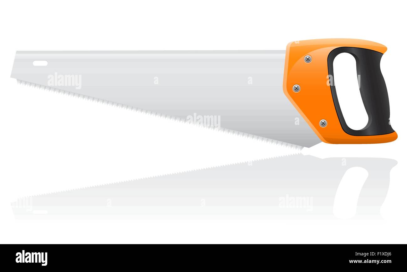 tool saw vector illustration isolated on white background Stock Vector ...