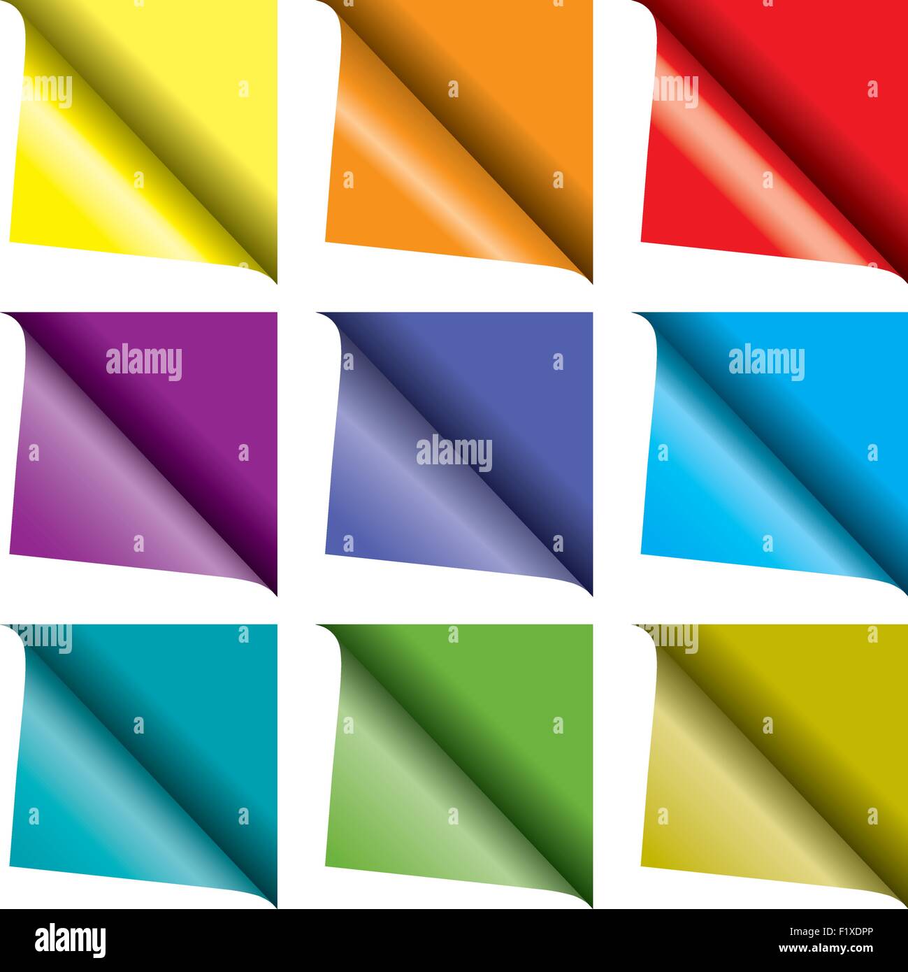 Corner pad Stock Vector Images - Alamy