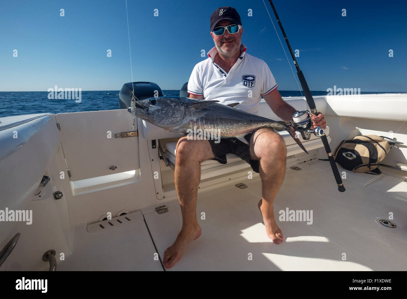 Atlantic bluefin tuna (Thunnus thynnus) sport fishing in the Basque ...