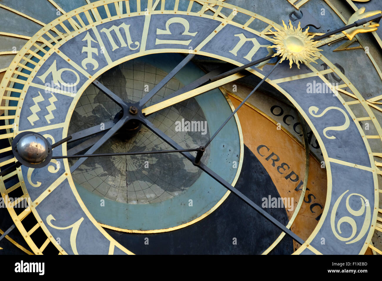 Astronomical clock in Prague, Czech Republic, Europe Stock Photo - Alamy