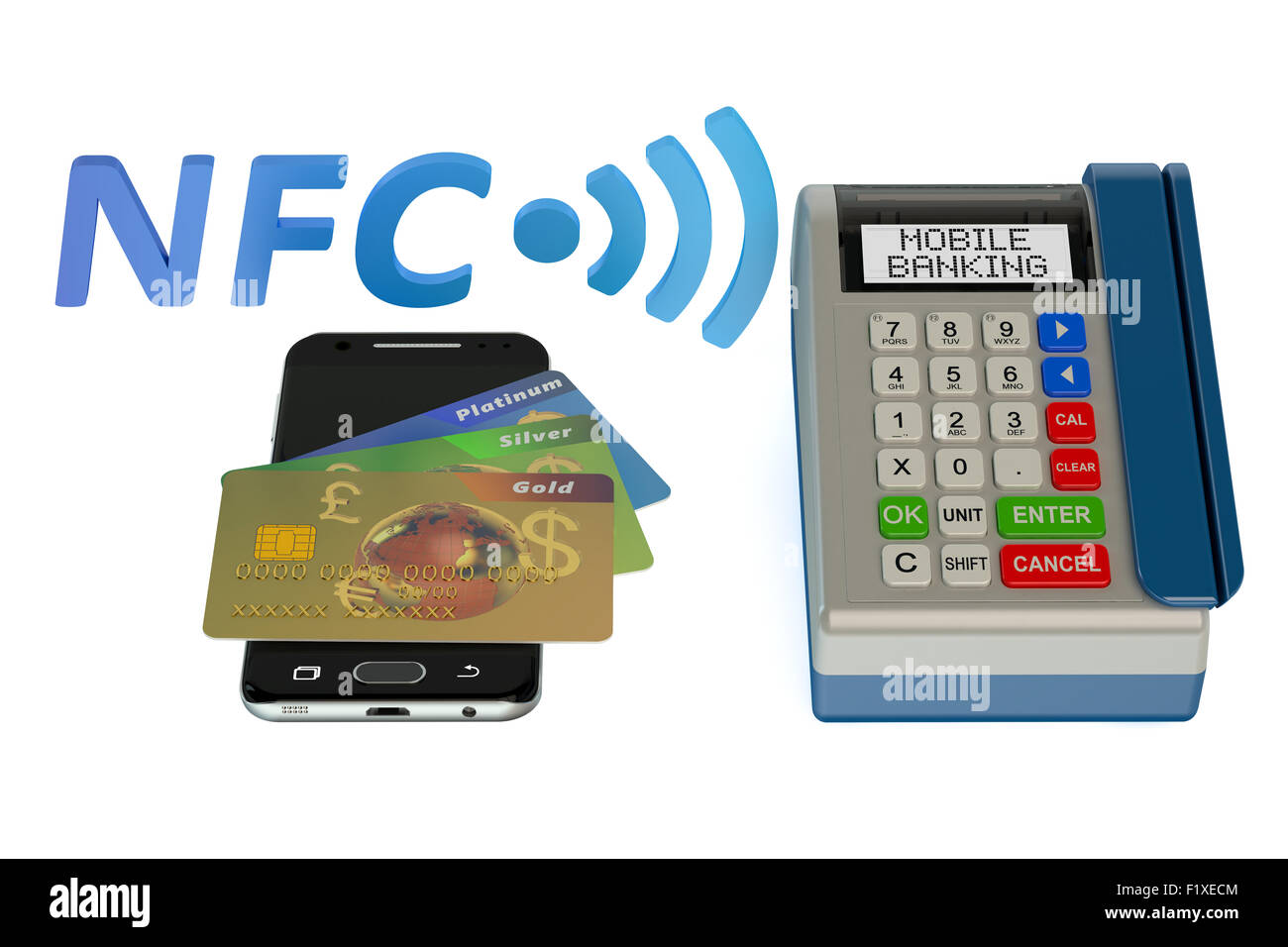 Terminal nfc Cut Out Stock Images & Pictures - Alamy