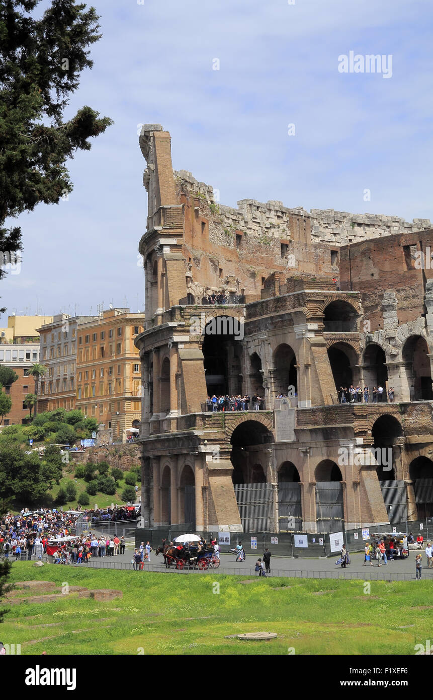 Colosseum amphitheater in Rome, Italy Stock Photo - Alamy