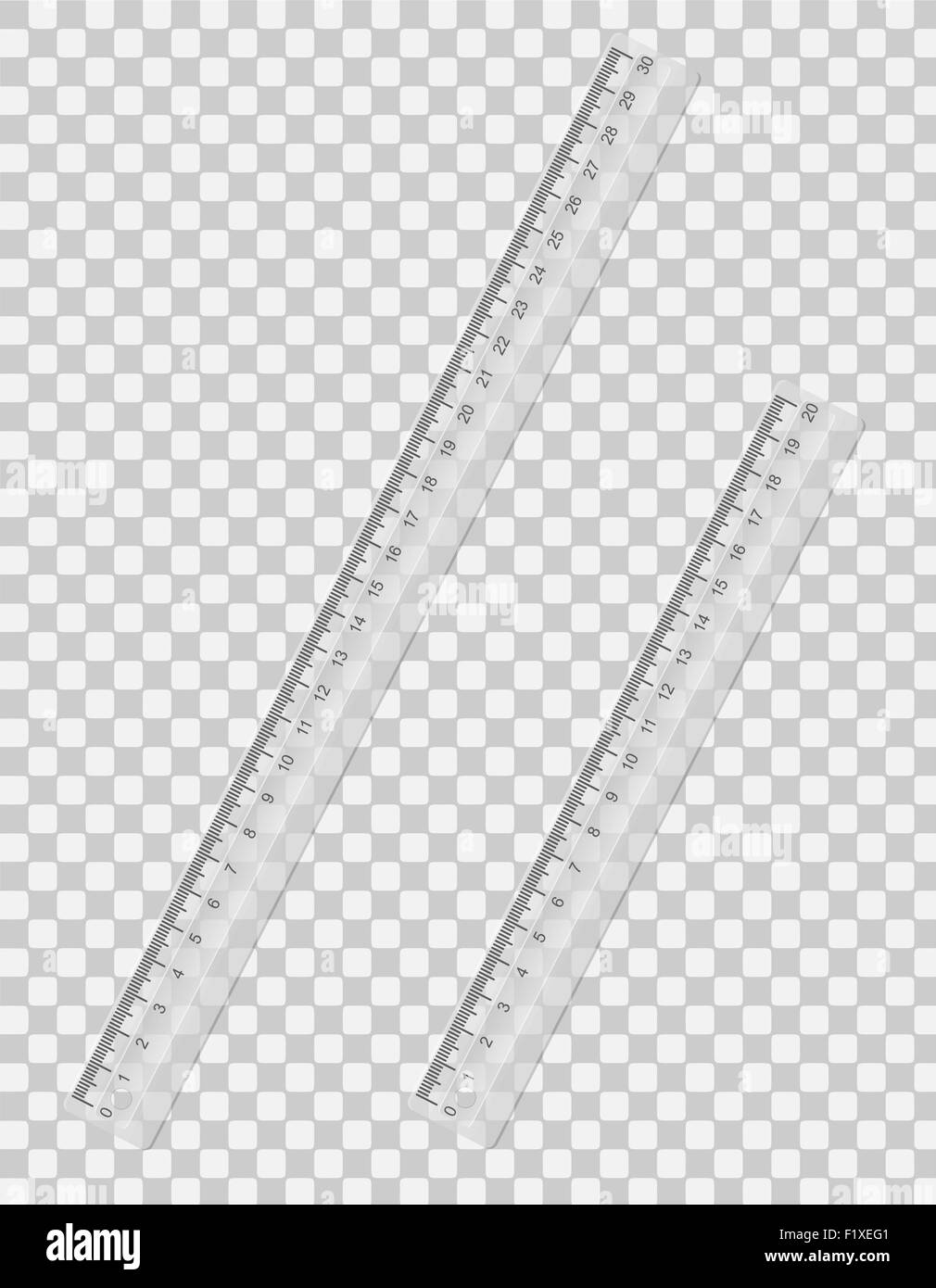 transparent ruler vector illustration EPS 10 Stock Vector Image & Art ...