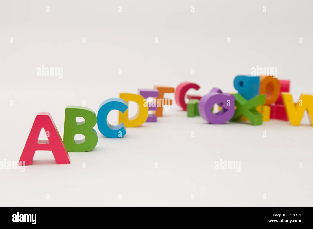Alphabet blocks children hi-res stock photography and images - Alamy