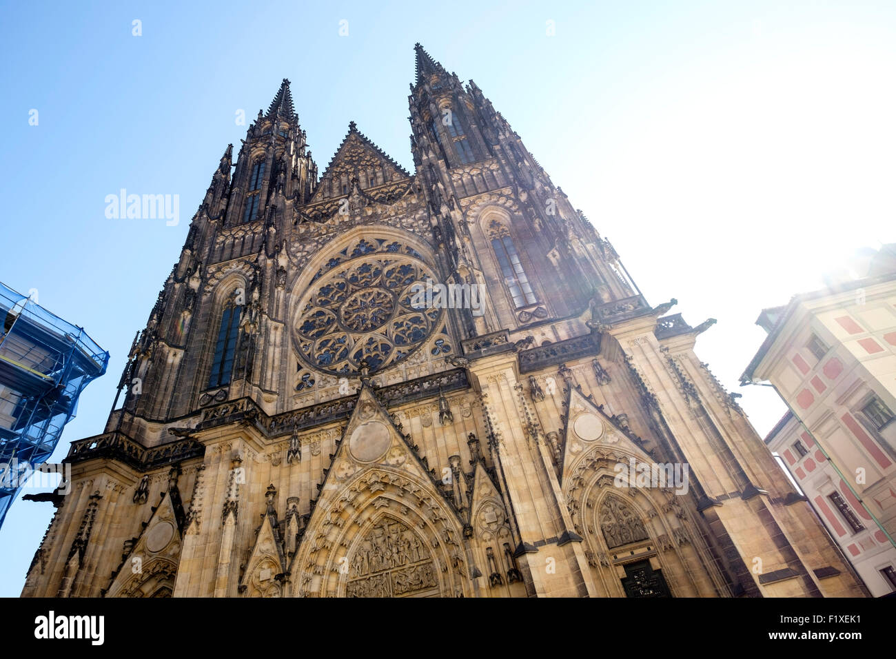 Facade of the st vitus cathedral hi-res stock photography and images ...