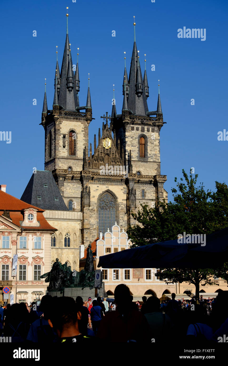 Prague the old town tyn church hi-res stock photography and images - Alamy