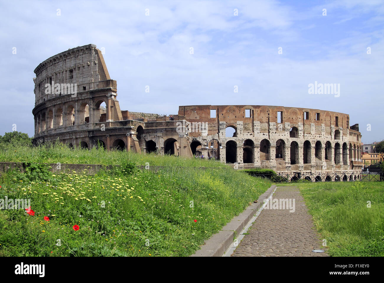 Colosseum amphitheater in Rome, Italy Stock Photo - Alamy