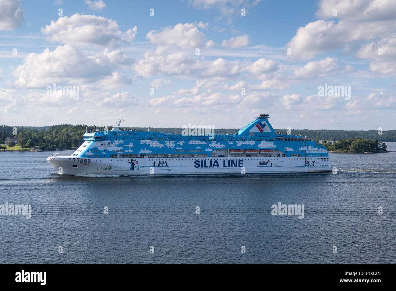 Silja Line cruise ship Galaxy Stock Photo - Alamy