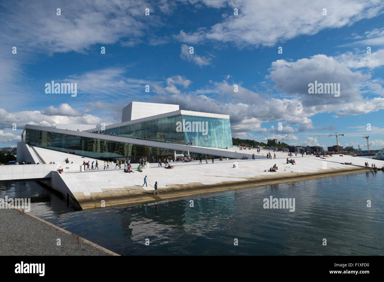 Oslo Opera house by Snoetta Architects in Oslo, Norway, Europe Stock ...