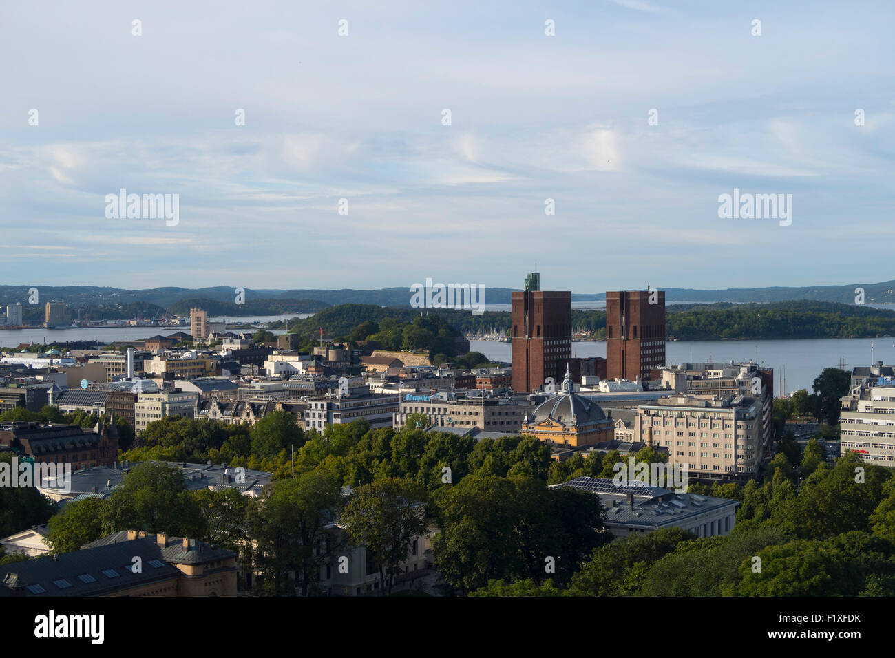 Oslo norway view cityscape hi-res stock photography and images - Alamy