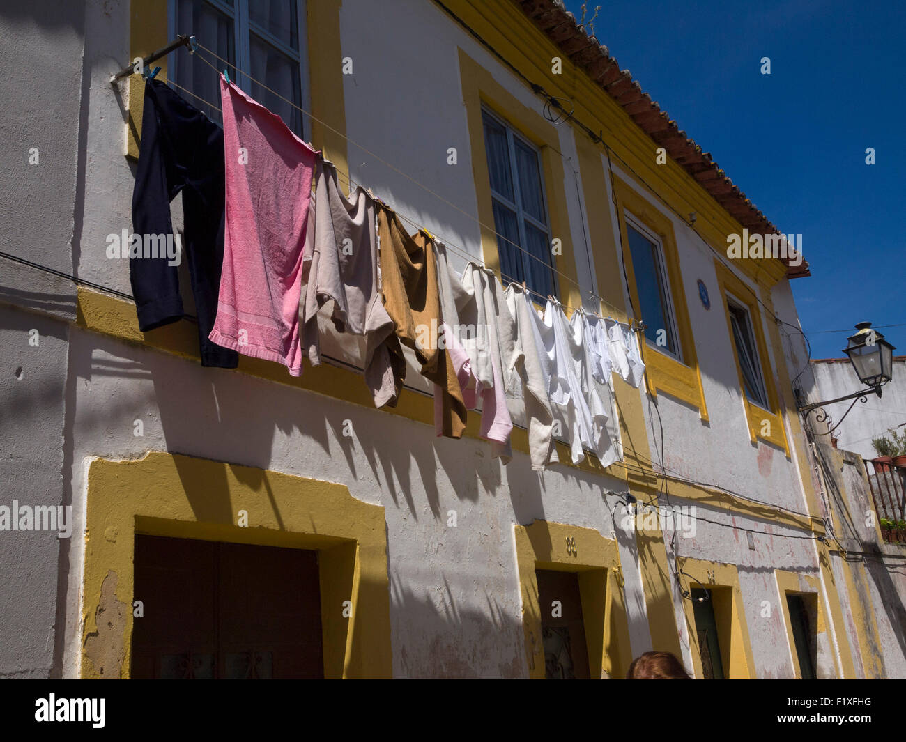 Clothes line city hi-res stock photography and images - Alamy