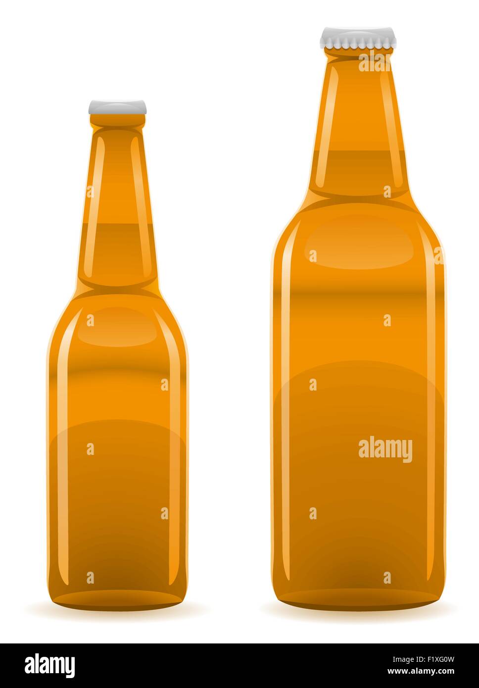 beer bottle vector illustration isolated on white background Stock ...