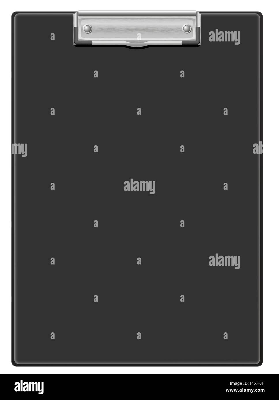 black clipboard vector illustration isolated on white background Stock ...