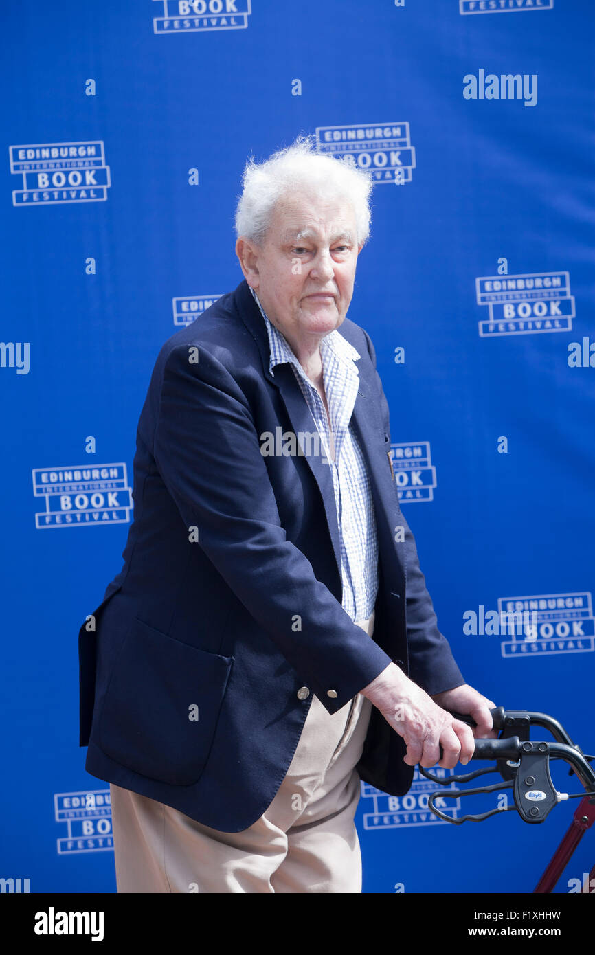 Tam Dalyell, the former Labour MP, at the Edinburgh International Book ...