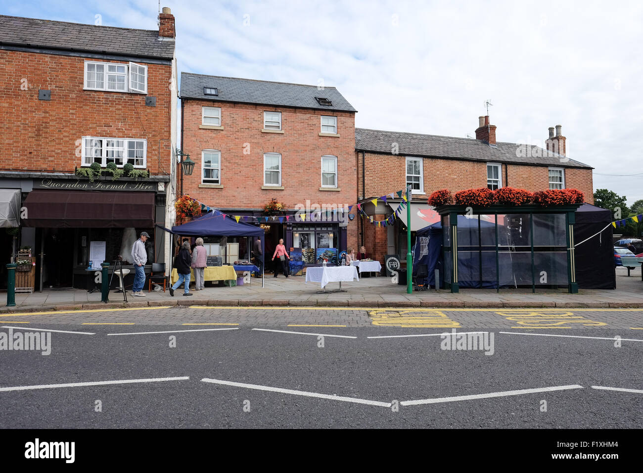 general view of quorn village in leicestershire Stock Photo - Alamy