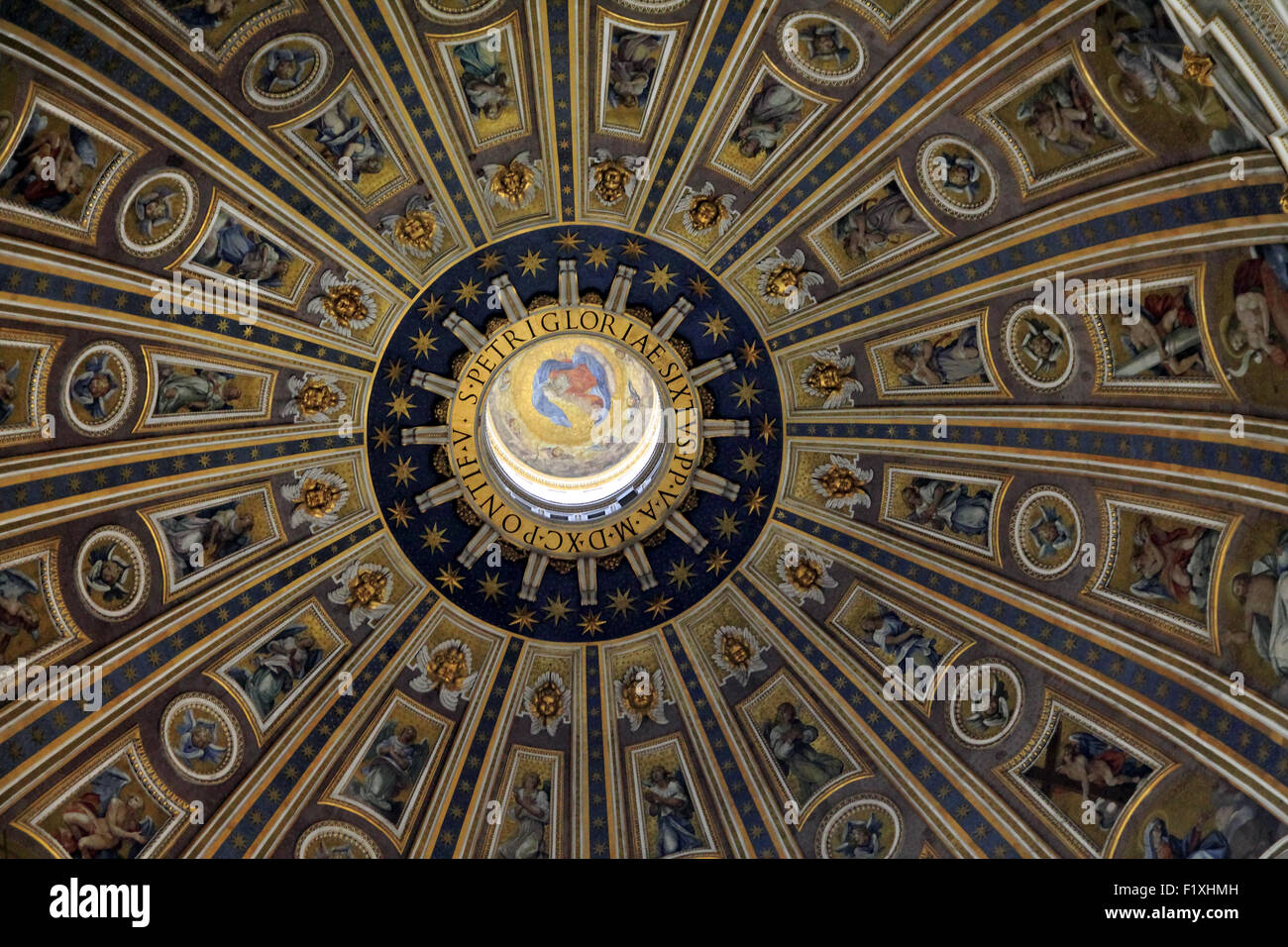 Michelangelo's Dome, St. Peter's Basilica, St. Peter's Square. The ...