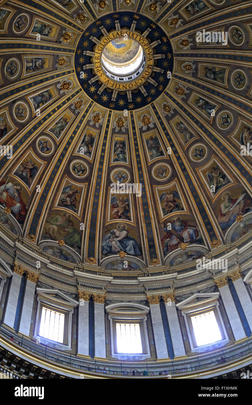 Michelangelo's Dome, St. Peter's Basilica, St. Peter's Square. The ...