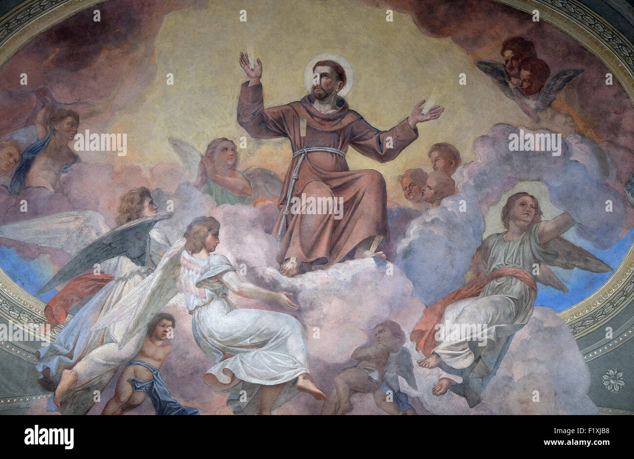 Fresco angel hi-res stock photography and images - Alamy