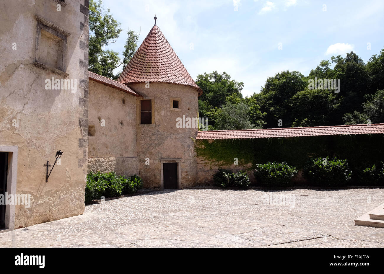 Otocec Castle, near Novo Mesto town, Lower Carniola region, Otocec ...