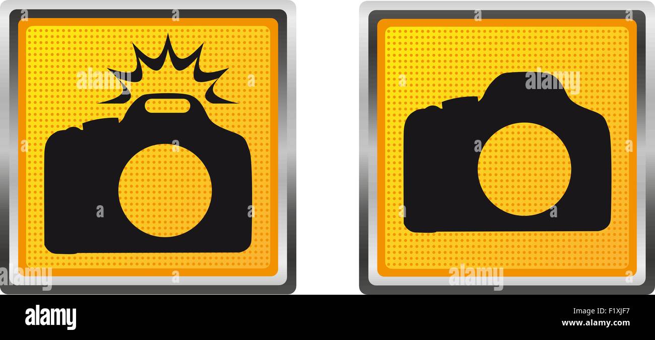 icons camera for design vector illustration isolated on white ...