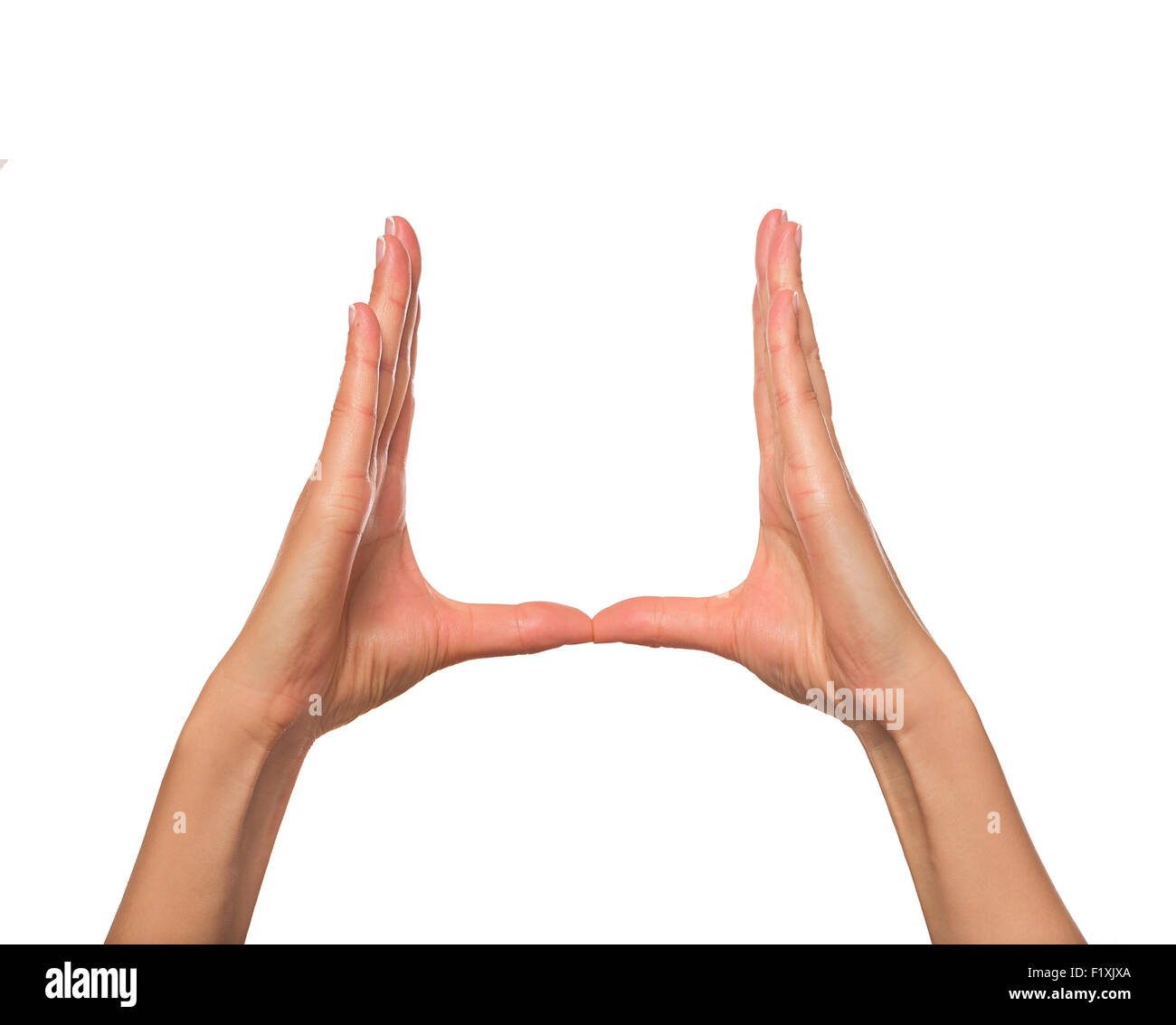 Hands holding something up hi-res stock photography and images - Alamy