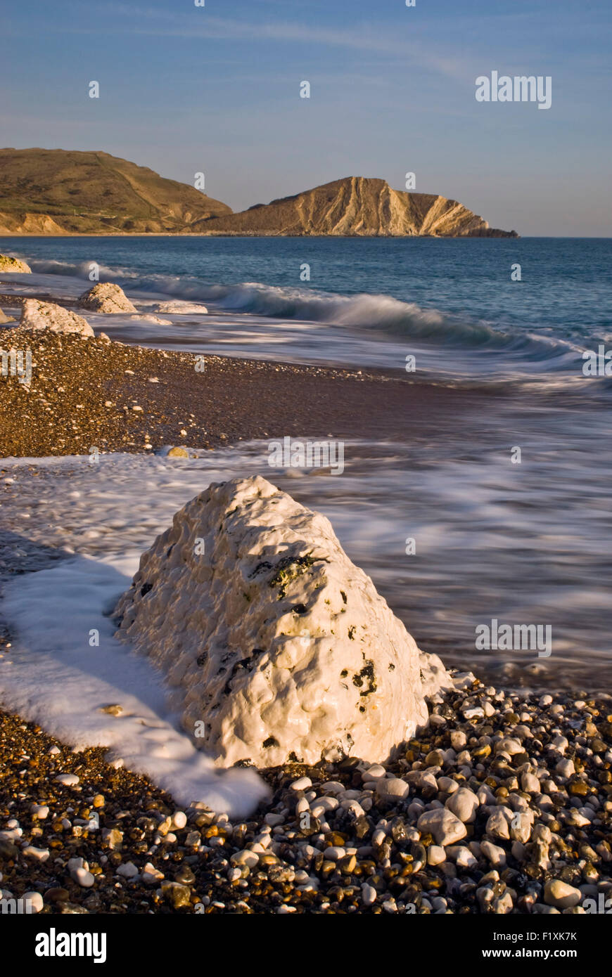 View of Worbarrow Tout in Worbarrow Bay located within the Lulworth ...