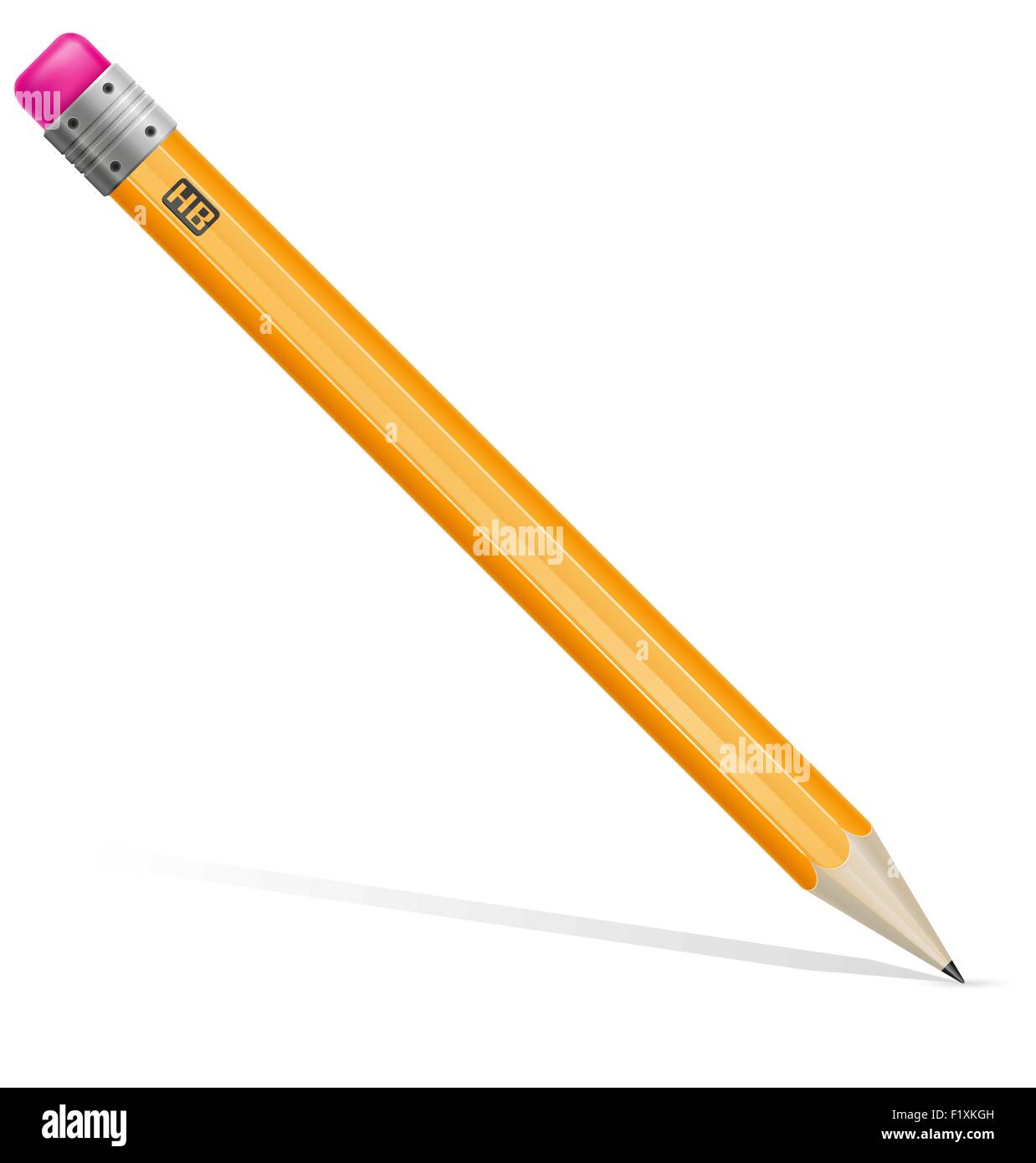 pencil vector illustration isolated on white background Stock Vector ...