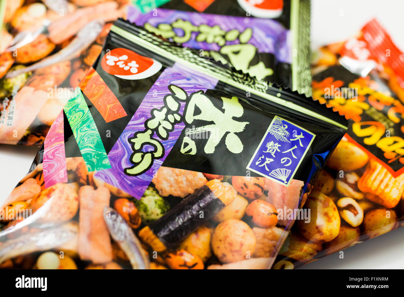 Japanese rice crackers hi-res stock photography and images - Alamy