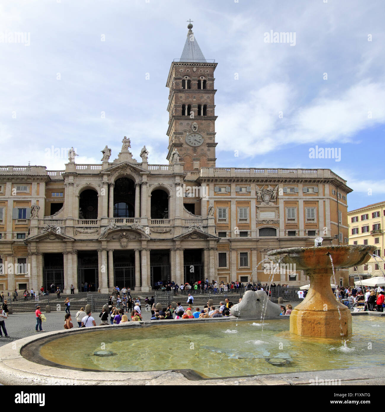 Basilica of Saint Mary Major (Santa Maria Maggiore). Piazza Santa Maria ...