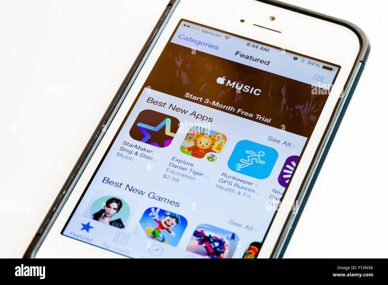 App store on iPhone screen - USA Stock Photo - Alamy