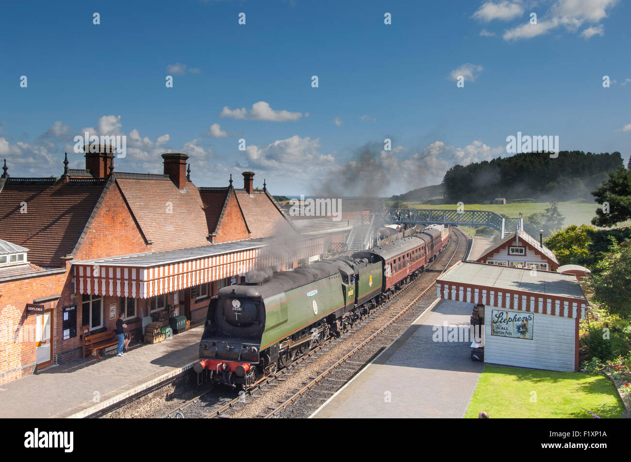 Weybourne Station, heritage railway line poppy line Stock Photo - Alamy