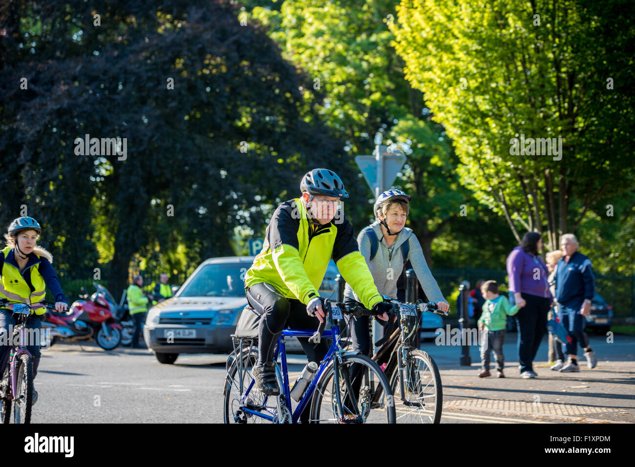 Riders during the 20k bike ride at The Carvers sponsored Wolverhampton ...
