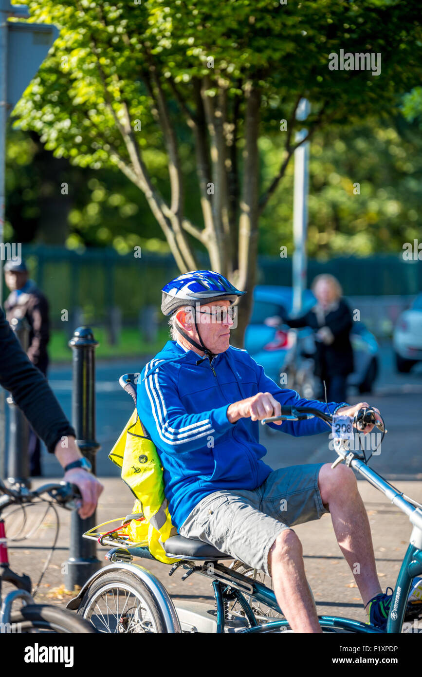 Riders during the 20k bike ride at The Carvers sponsored Wolverhampton ...