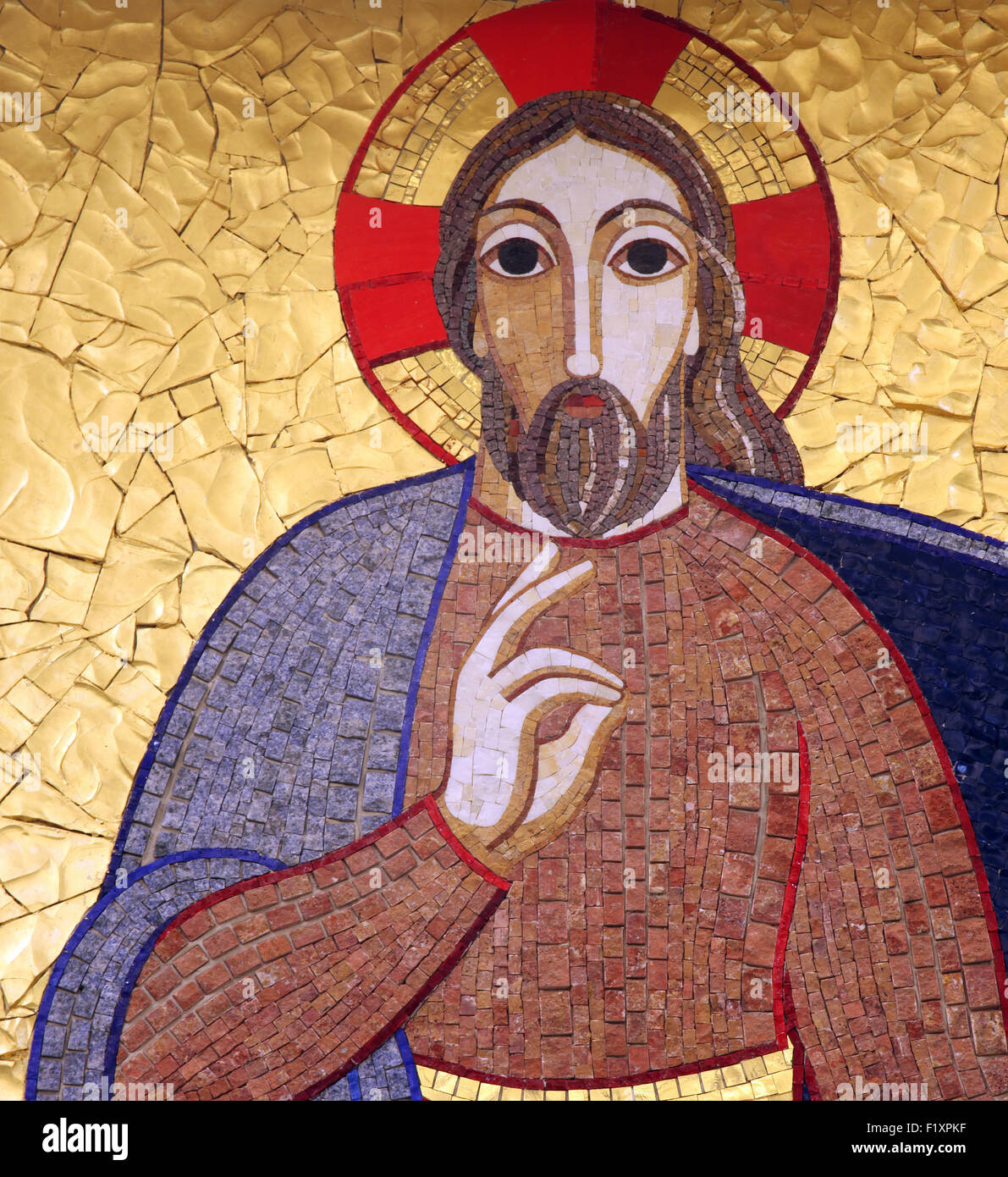 Jesus mosaic hi-res stock photography and images - Alamy