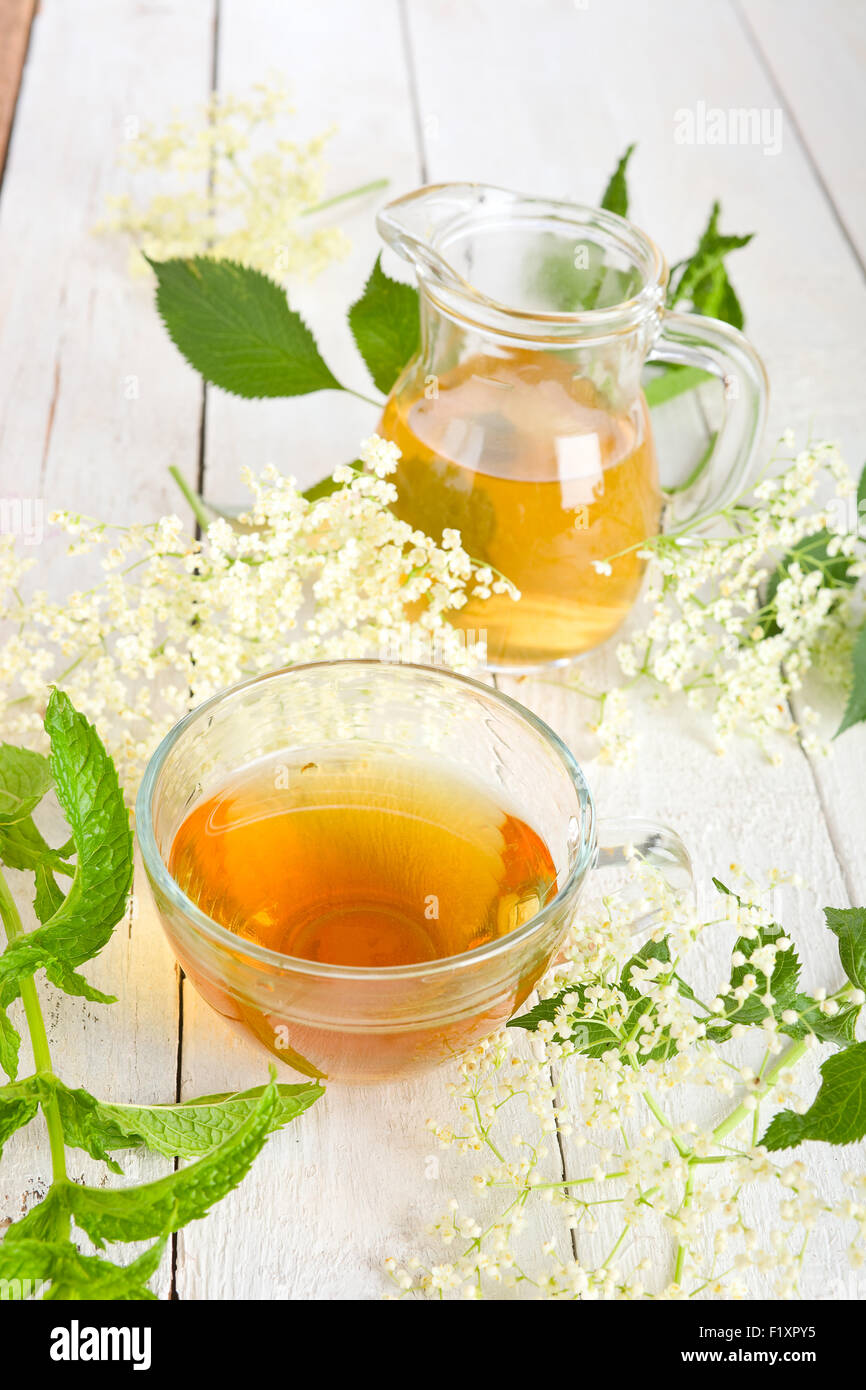 Elderflower tea hi-res stock photography and images - Alamy
