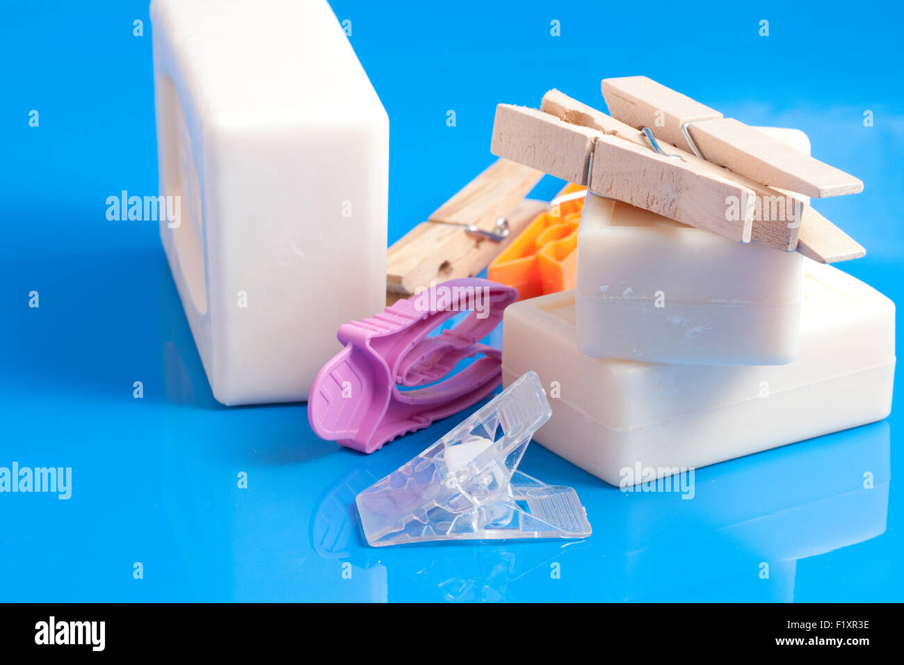 soap, clothes and laundry Stock Photo - Alamy