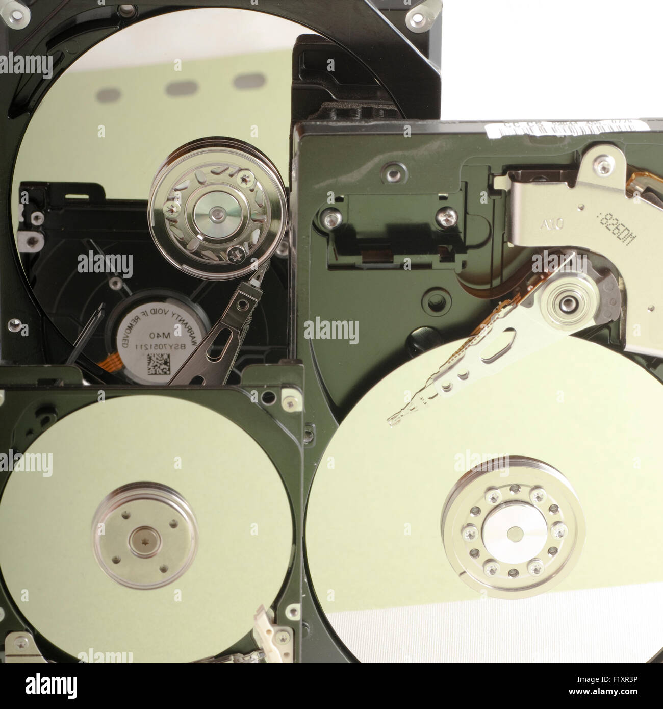 details of hard disk drive open Stock Photo - Alamy