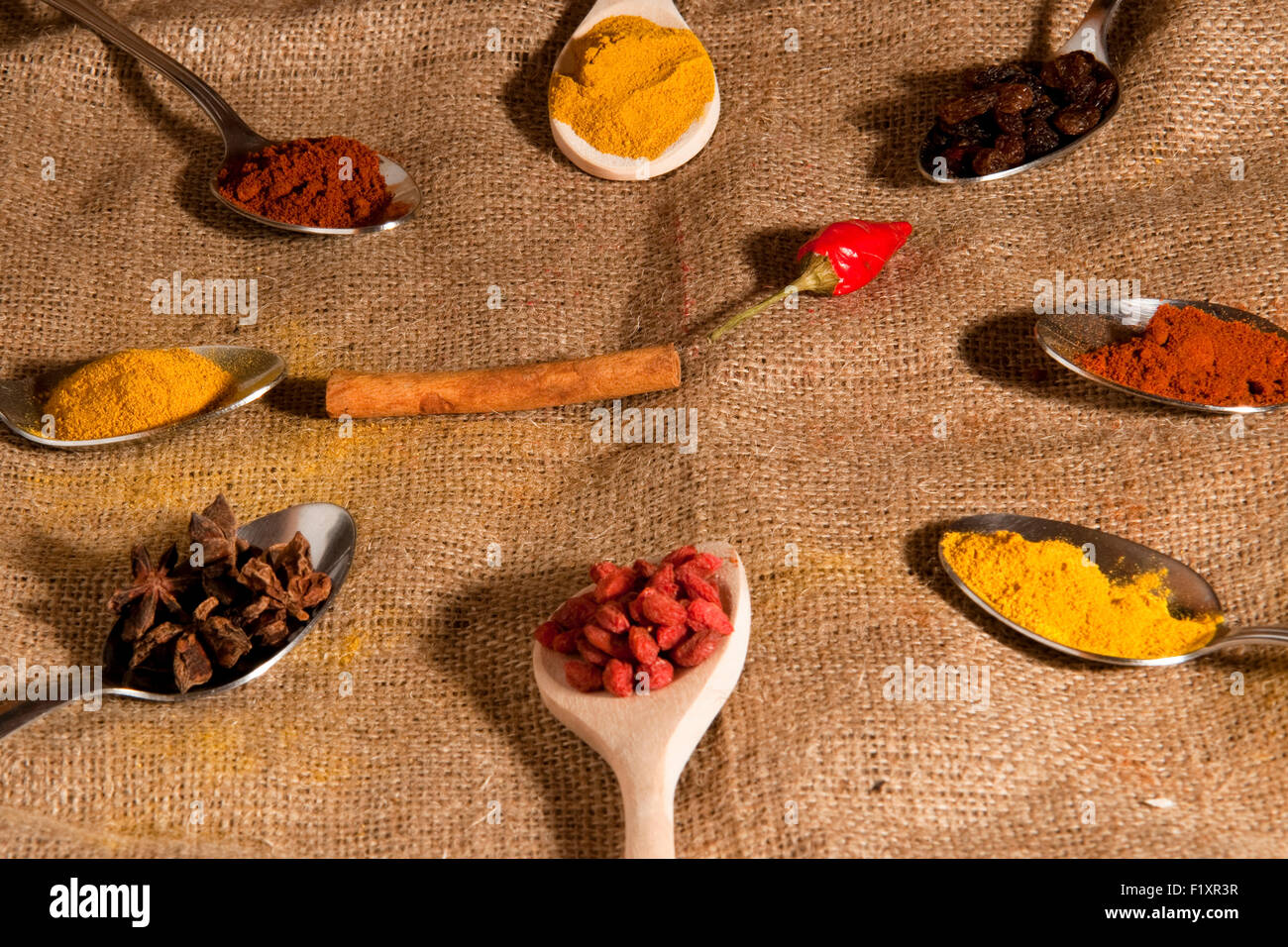 spices and flavors Stock Photo - Alamy