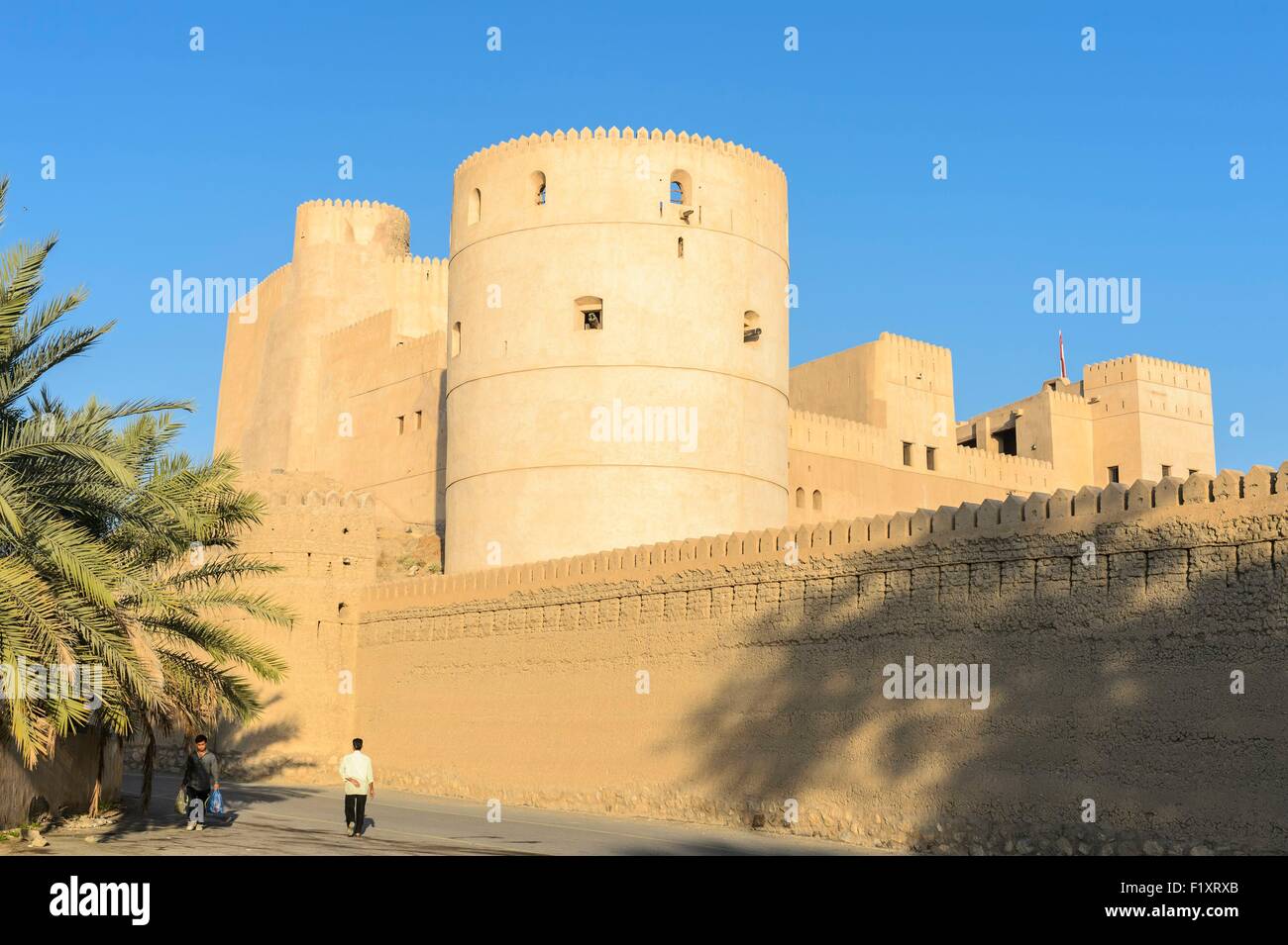 Sultanate of Oman, gouvernorate of Al-Batina, Rustaq, the fort Stock ...