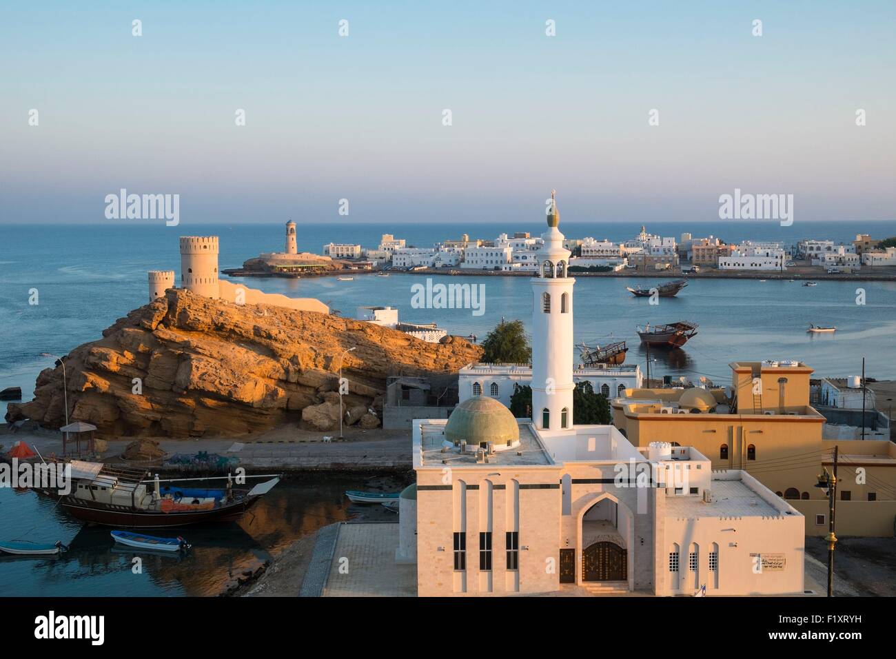 Sultanate of Oman, gouvernorate of Ash Sharqiyah, the port of Sur ...
