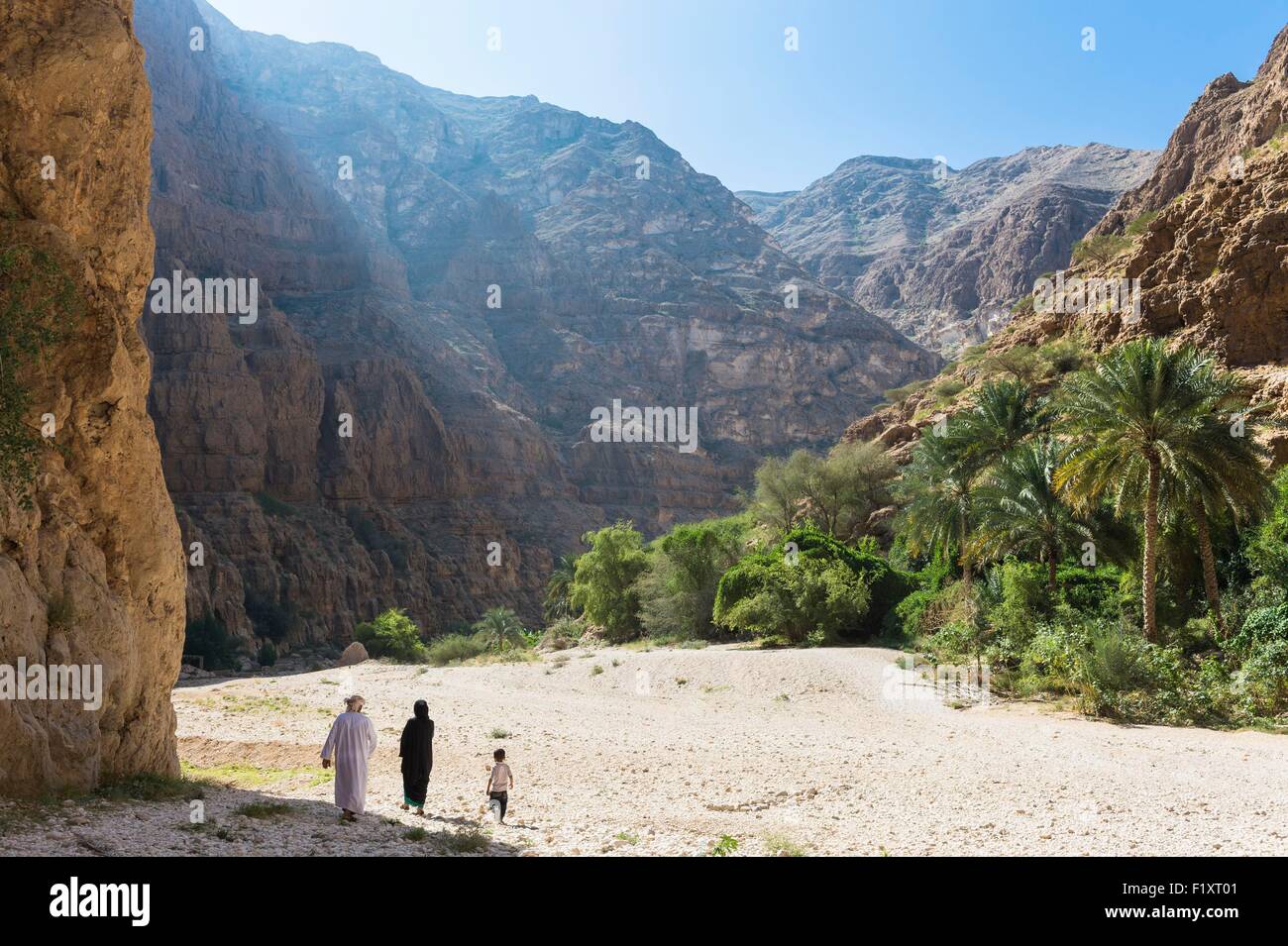 Sultanate of Oman, gouvernorate of Ash Sharqiyah, Wadi ash Shab Stock ...