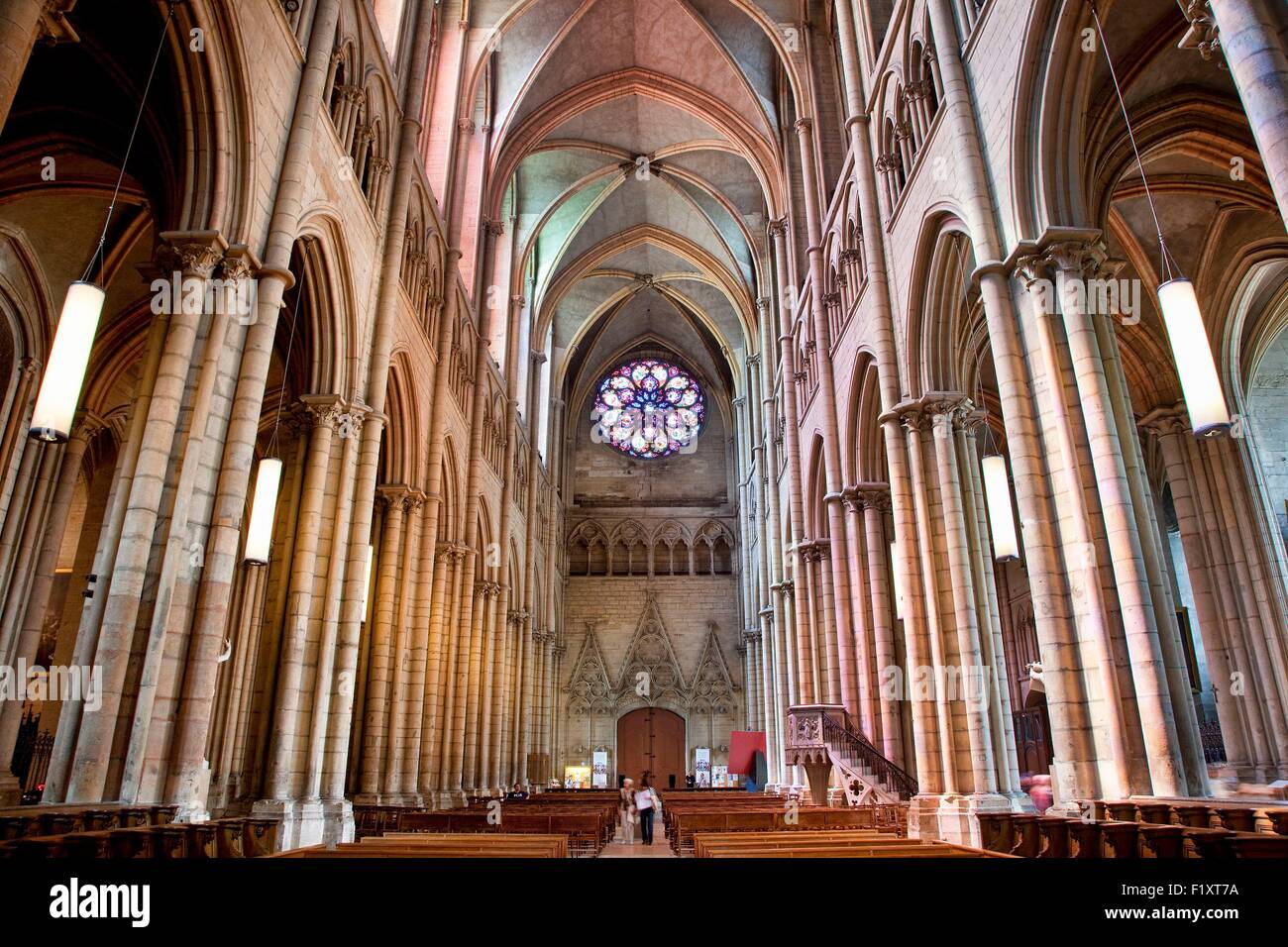 France, Rhone, Lyon, district of Vieux Lyon, historical site listed as ...