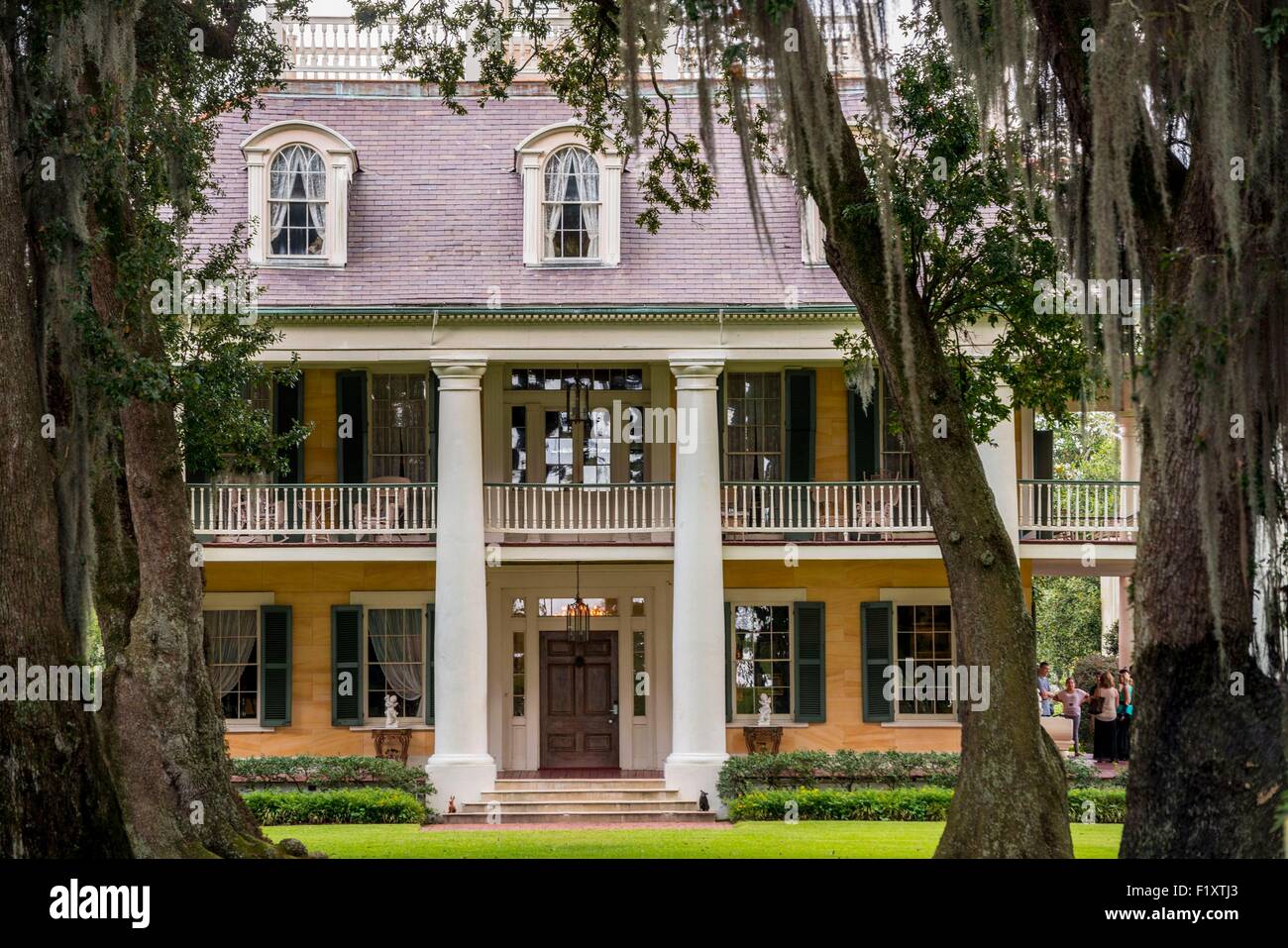 United States, Louisiana, La Vacherie, Houmas Plantation Stock Photo ...