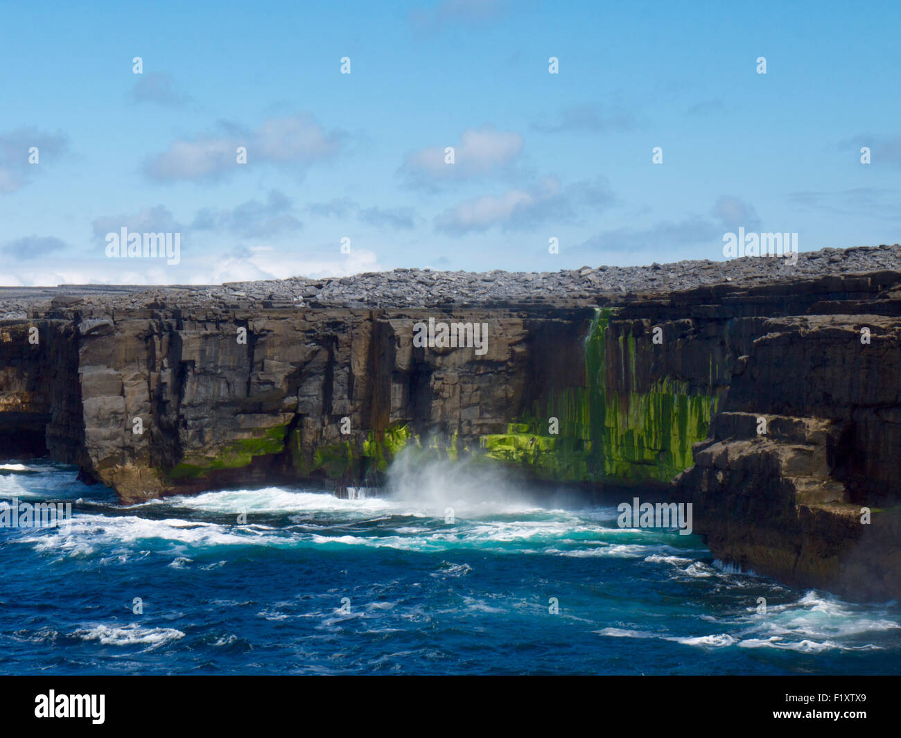 The Cliffs of Inishmaan Stock Photo - Alamy